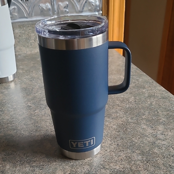 Yeti | Dining | Yeti Blue Travel Mug With Handle 2 Oz | Poshmark